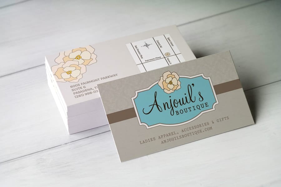 anjouils-business-card | Boutique Web Design | Blog designs ...
